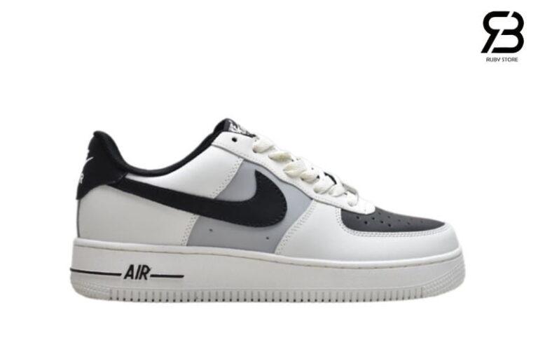 Giày Nike Air Force 1 Low Cream Black Custom rep 1:1 | Ruby Store