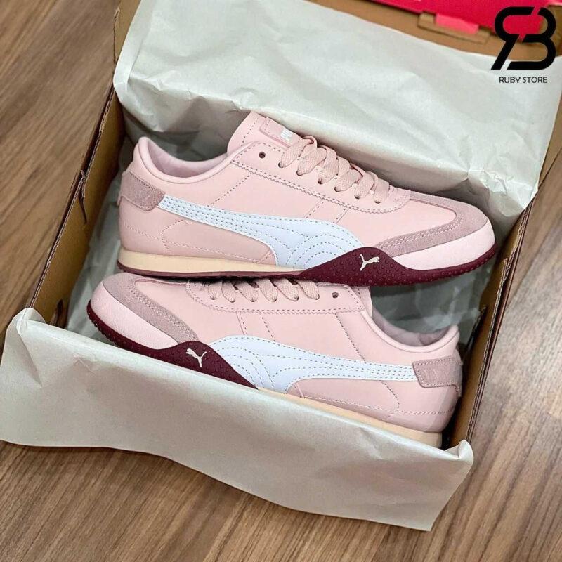 Giày Puma Bella UT Leather Pink Màu Hồng Rep 1 1 Siêu Cấp