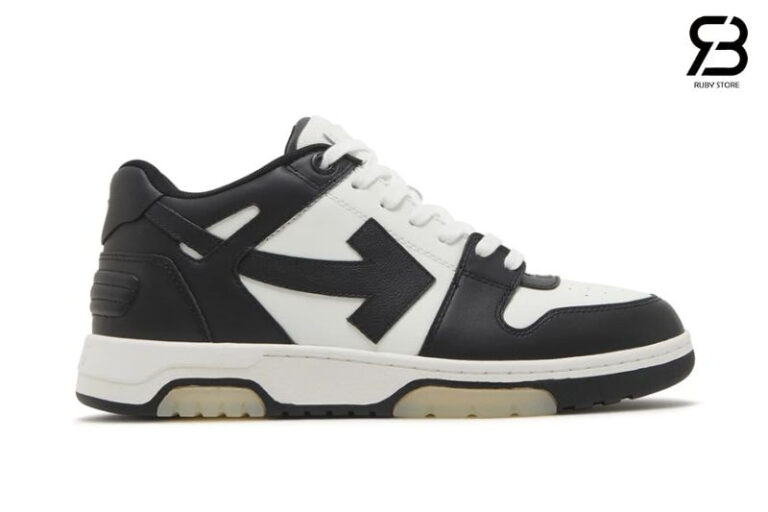 Giày Off-White Out Of Office OOO Black White Đen Trắng
